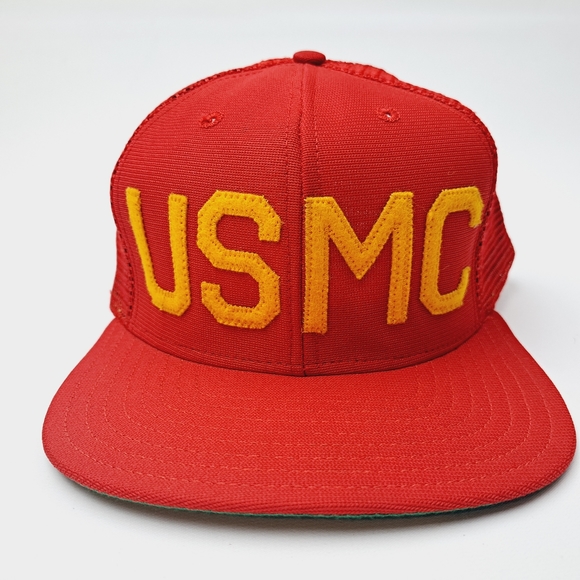 New Era | Accessories | Vintage New Era Usmc Marine Corps Flat Bill ...